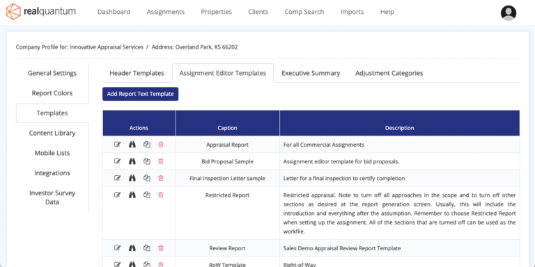 Realquantum | Commercial Appraisal Software